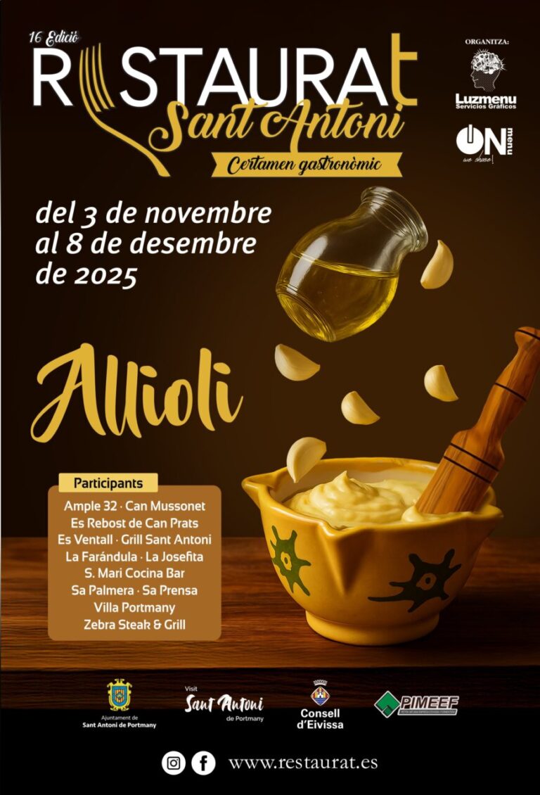 ‘Restaurat 2025’ llega a Sant Antoni con menús inspirados en el alioli ...